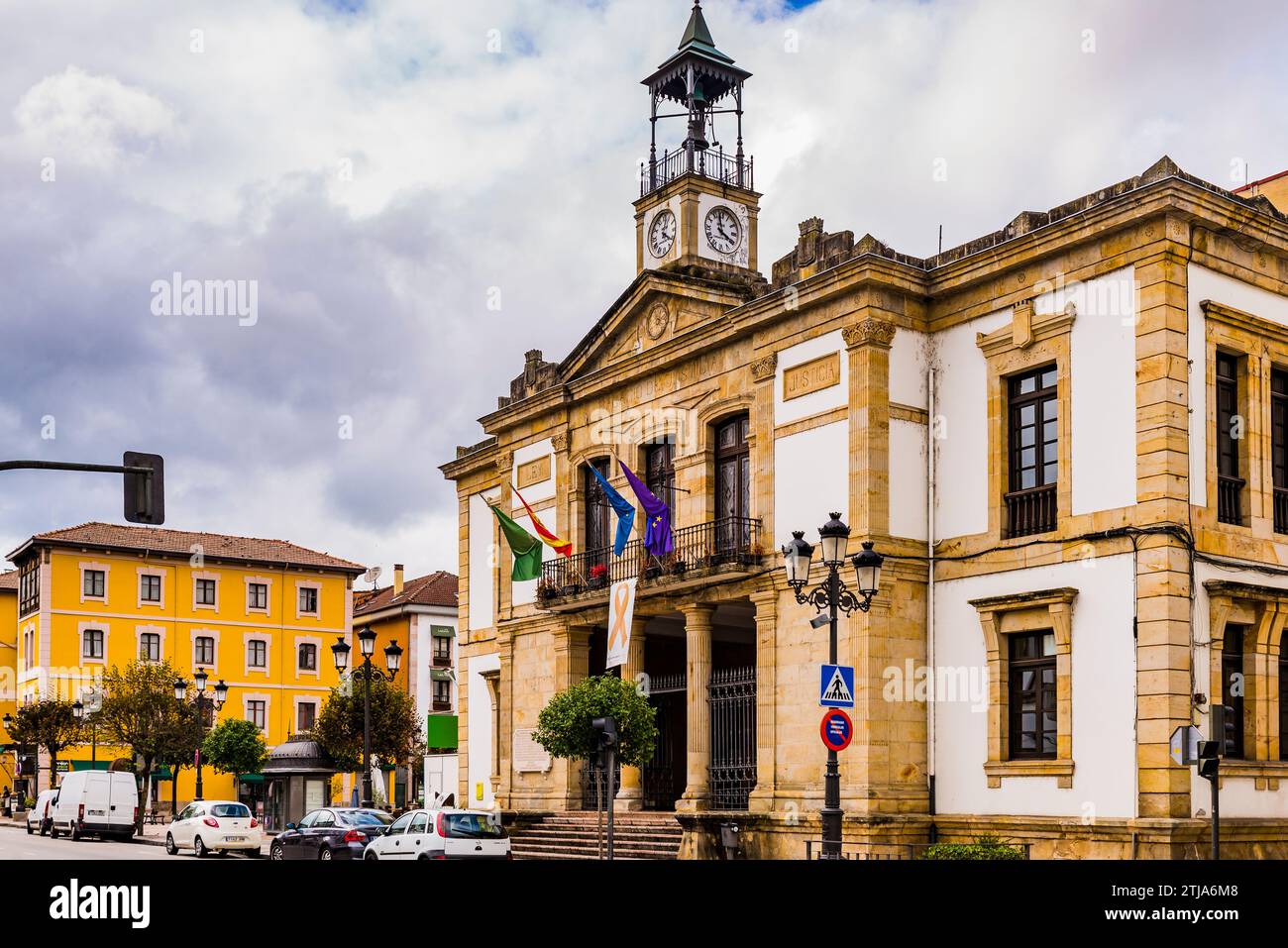 Principality asturias flag hi-res stock photography and images - Alamy