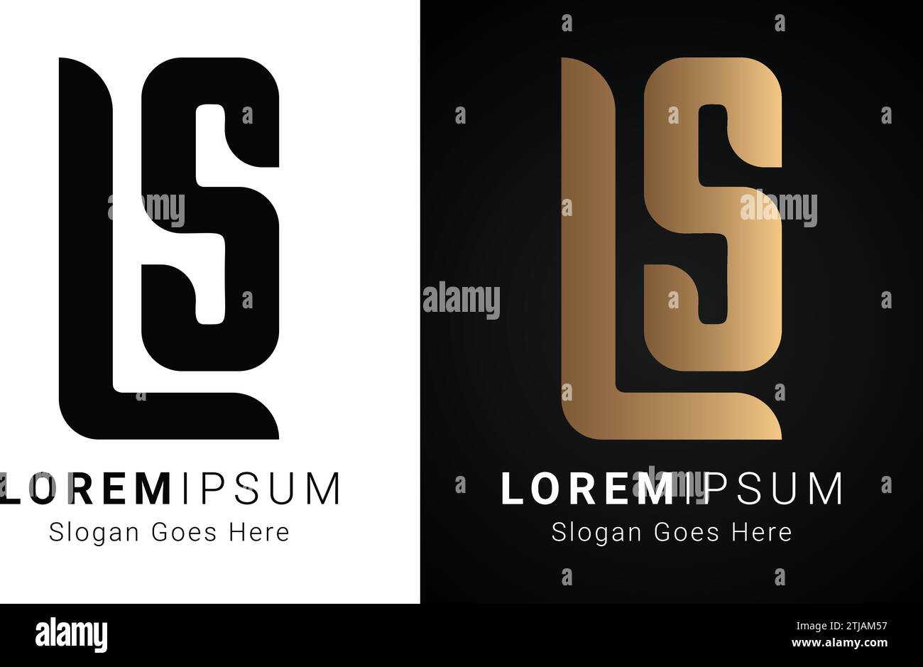 Letter ls logo hi-res stock photography and images - Alamy