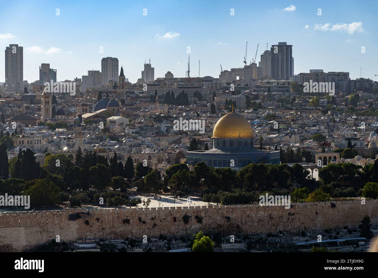 Jerusalem. The Dome of the Rock is an Islamic shrine at the centre of ...