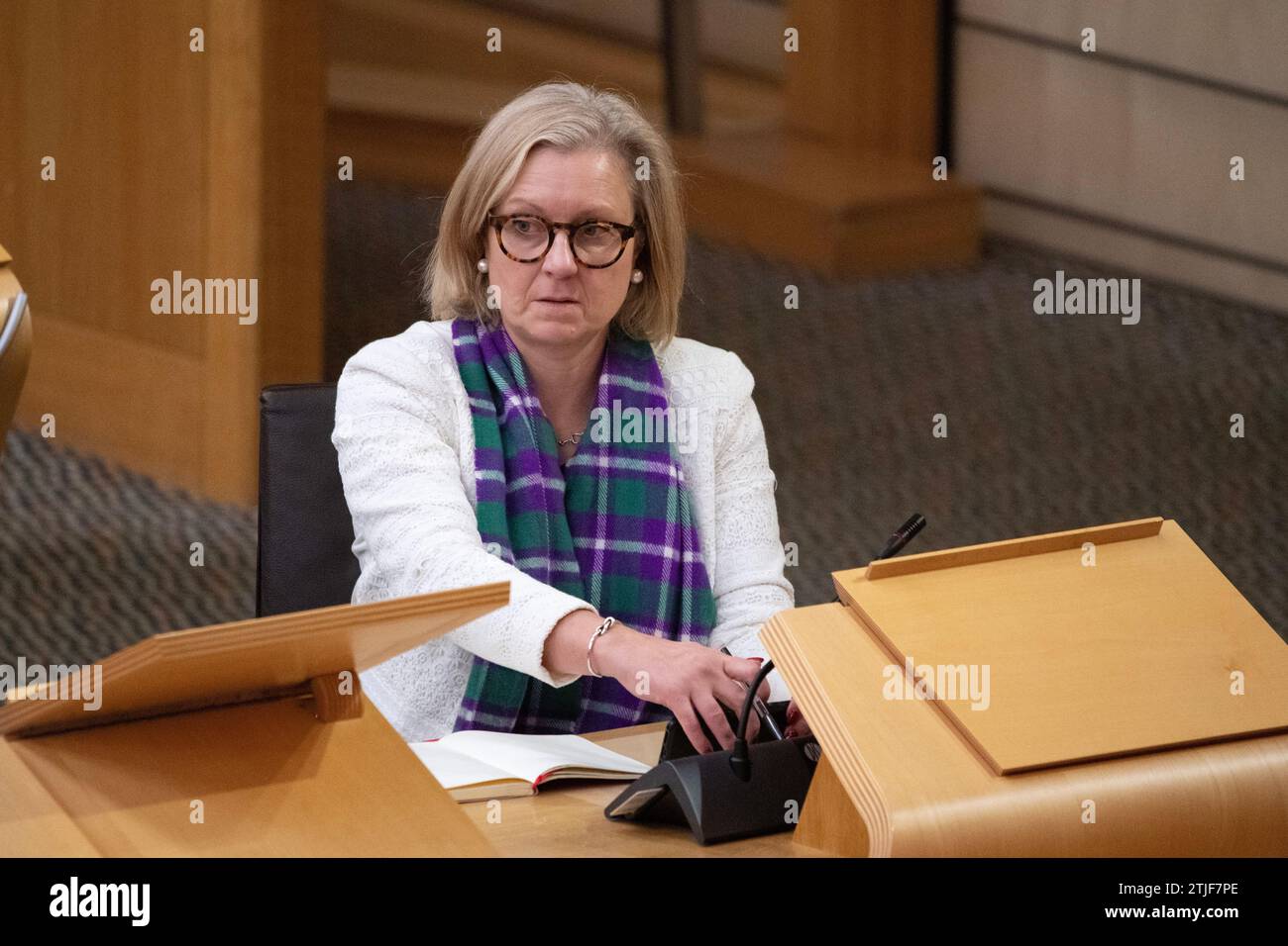 Edinburgh, Scotland, UK. 20th Dec, 2023. PICTURED: Rachael Hamilton MSP ...