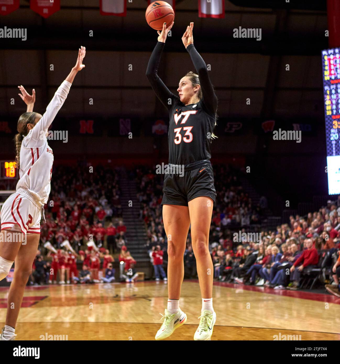 Piscataway, New Jersey on Sunday, December 17, 2023. Virginia Tech ...