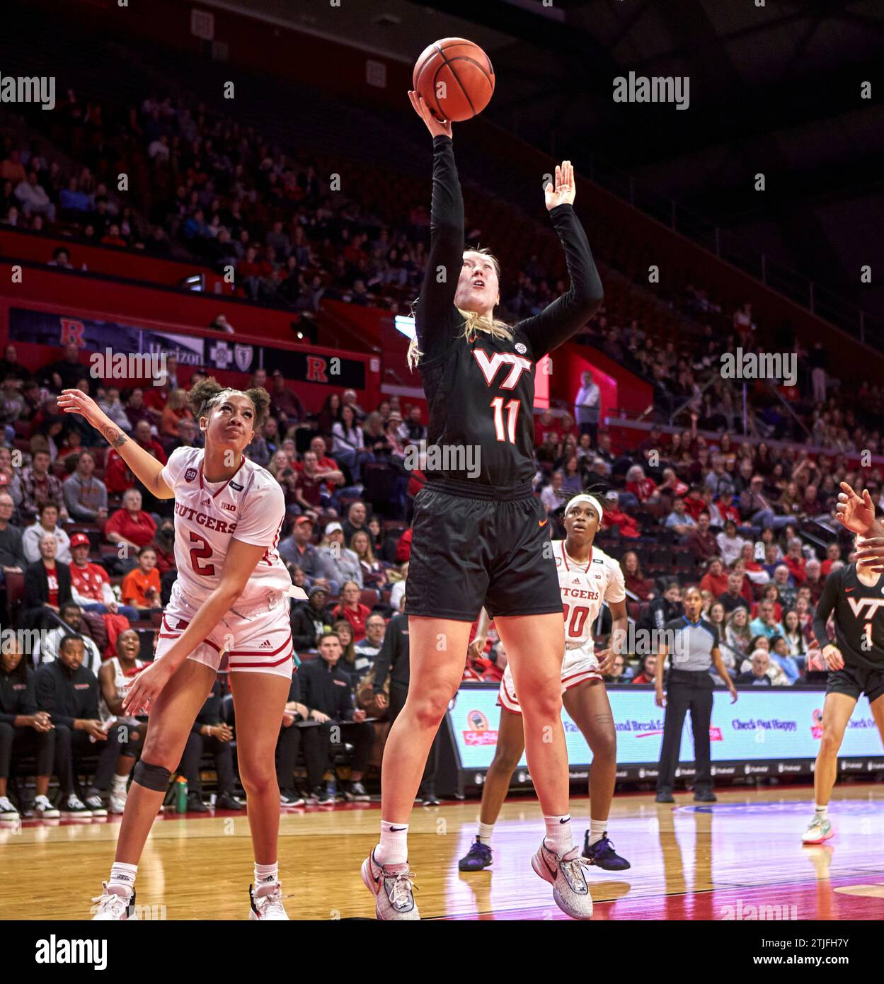 Piscataway, New Jersey on Sunday, December 17, 2023. Virginia Tech ...