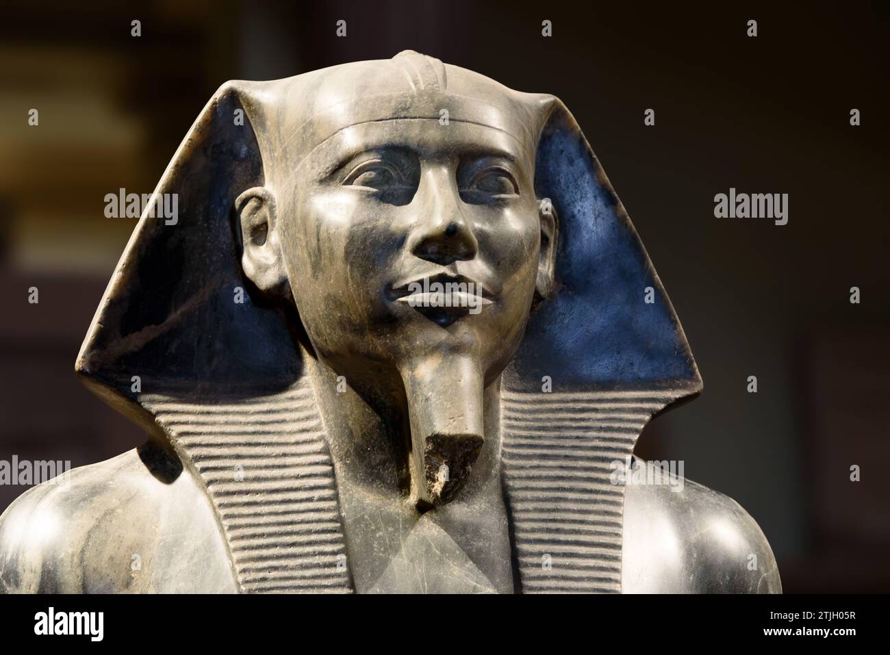 Khafre Egypt Statue Of King Khafre, Diorite, Egyptian Museum, Cairo,
