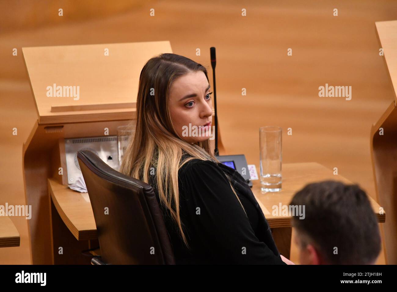 Edinburgh, Scotland, UK. 20th Dec, 2023. PICTURED: Meghan Gallacher MSP ...