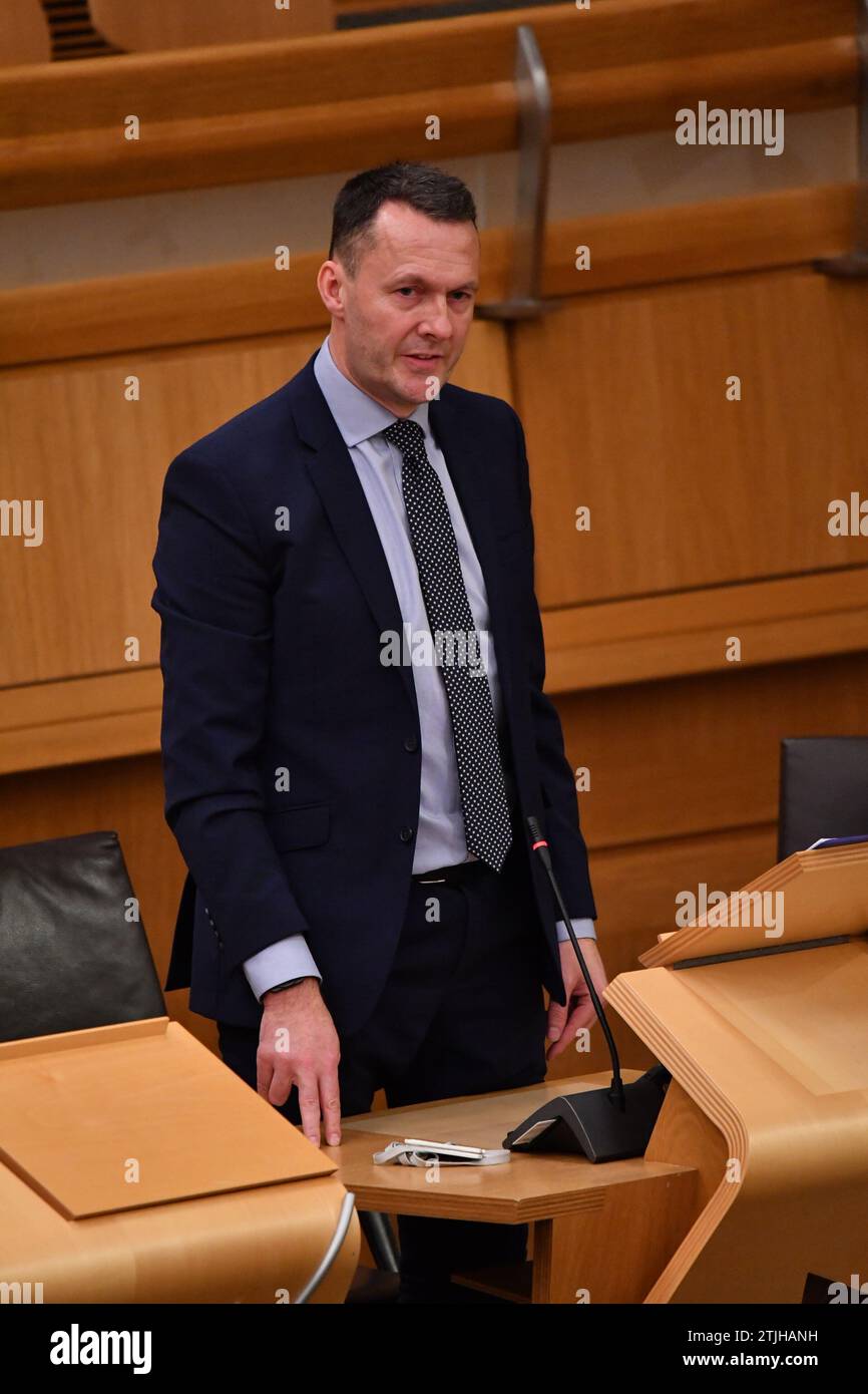 Edinburgh, Scotland, UK. 20th Dec, 2023. PICTURED: Russell Findlay MSP ...