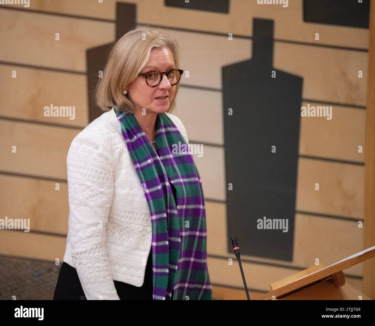 Edinburgh, Scotland, UK. 20th Dec, 2023. PICTURED: Rachael Hamilton MSP ...