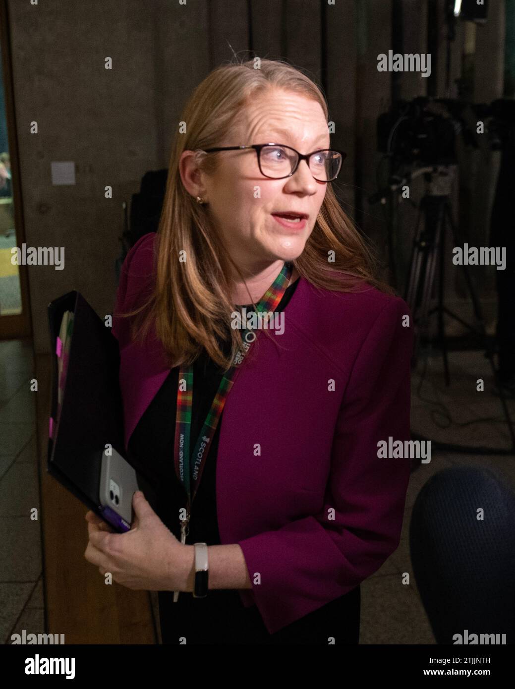 Edinburgh, Scotland, UK. 20th Dec, 2023. PICTURED: Shirley-Anne ...