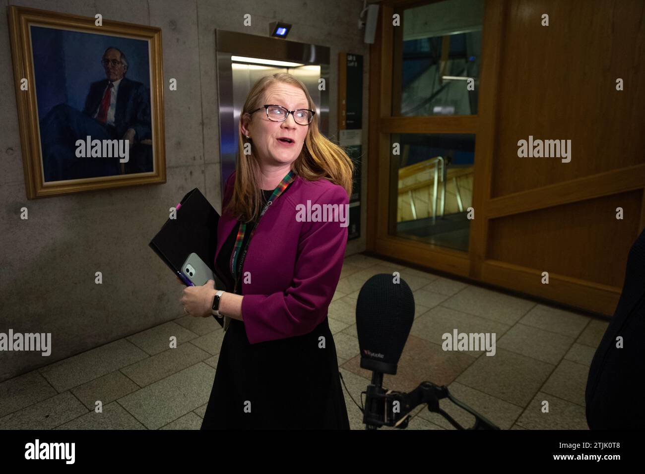 Edinburgh, Scotland, UK. 20th Dec, 2023. PICTURED: Shirley-Anne ...