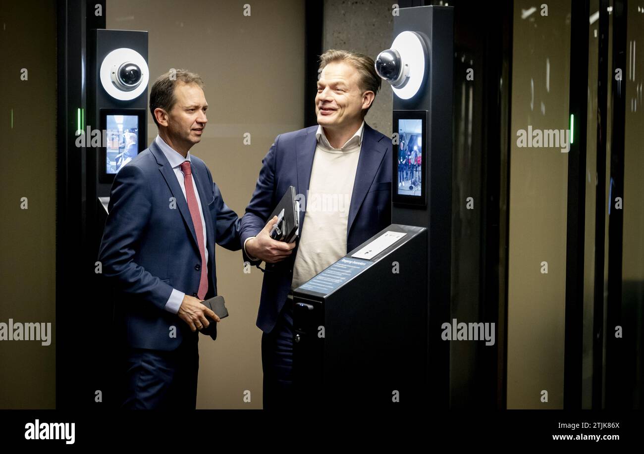 THE HAGUE - Pieter Omtzigt nsc after a conversation with informant ...