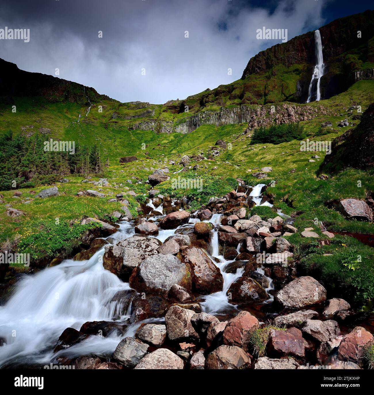 Bjarnafoss waterfall hi-res stock photography and images - Alamy