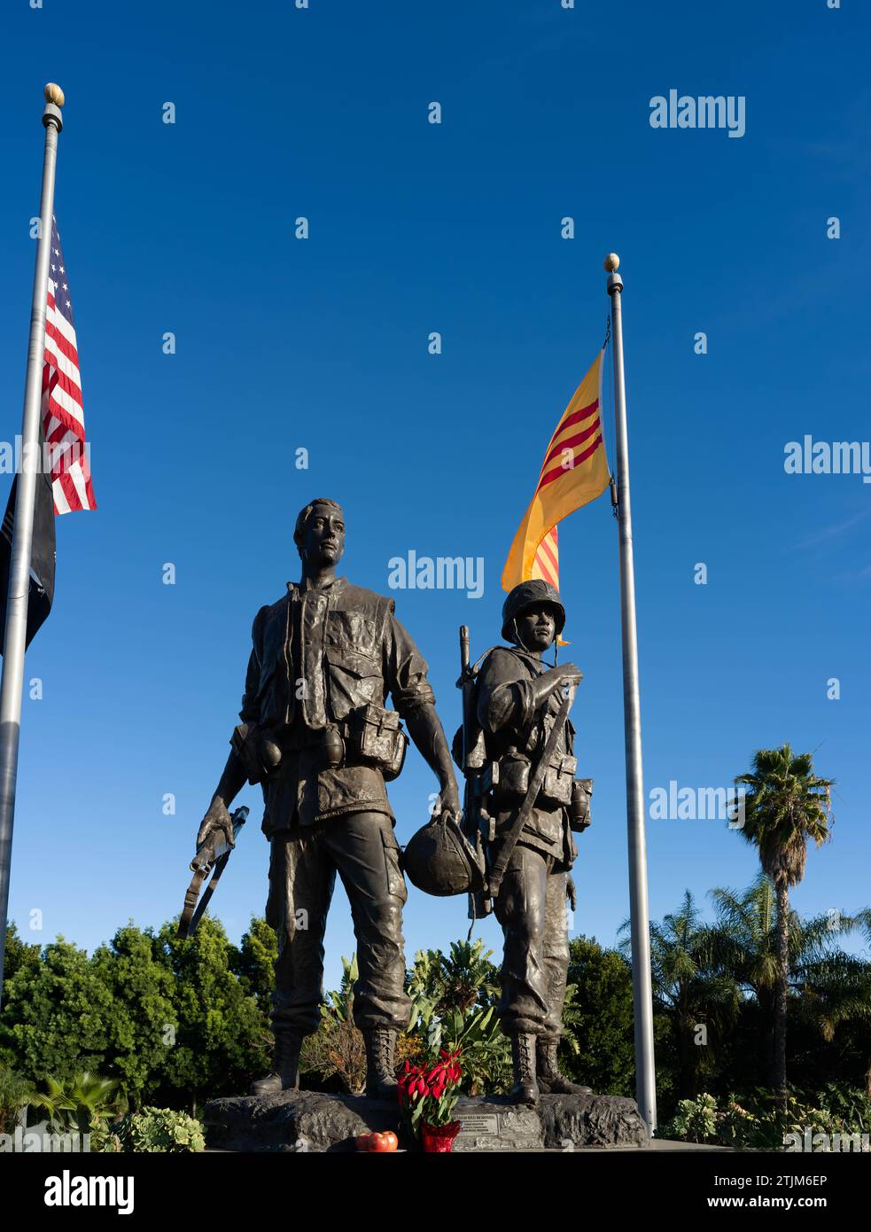 Vietnam war memorial, Westminster, California Stock Photo - Alamy