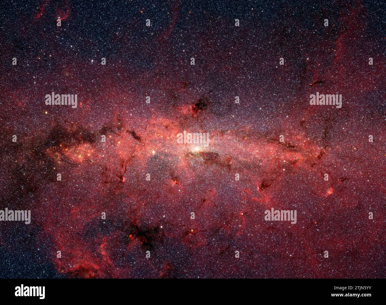 A Cauldron of Stars at the Galaxy Centre. Infrared image from NASA's ...