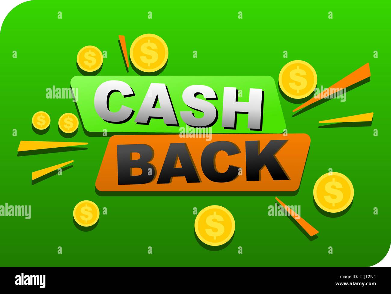 Cashback Stock Vector Images - Alamy