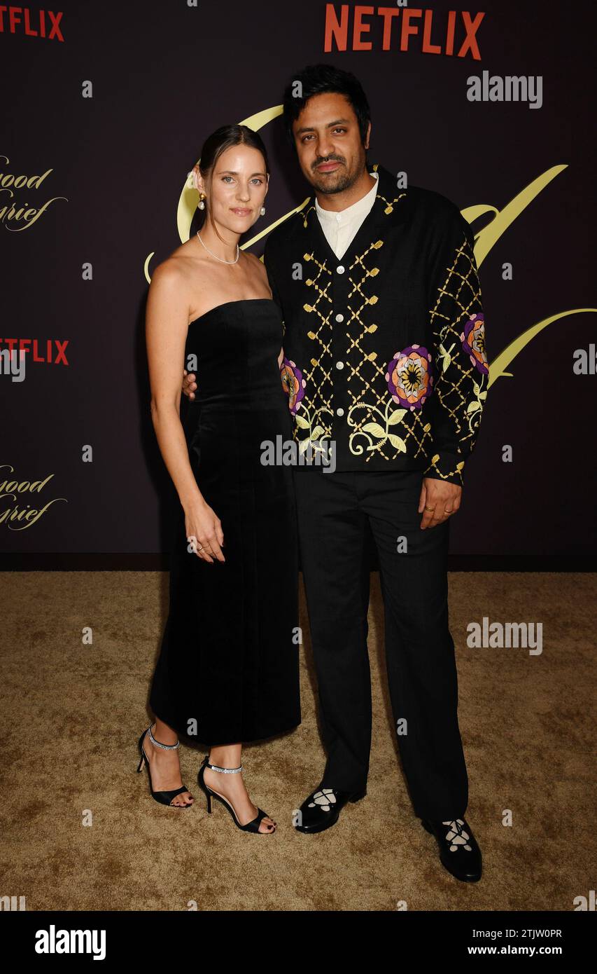 LOS ANGELES, CALIFORNIA - DECEMBER 19: (L-R) Jessica Gadhia and Sameer ...