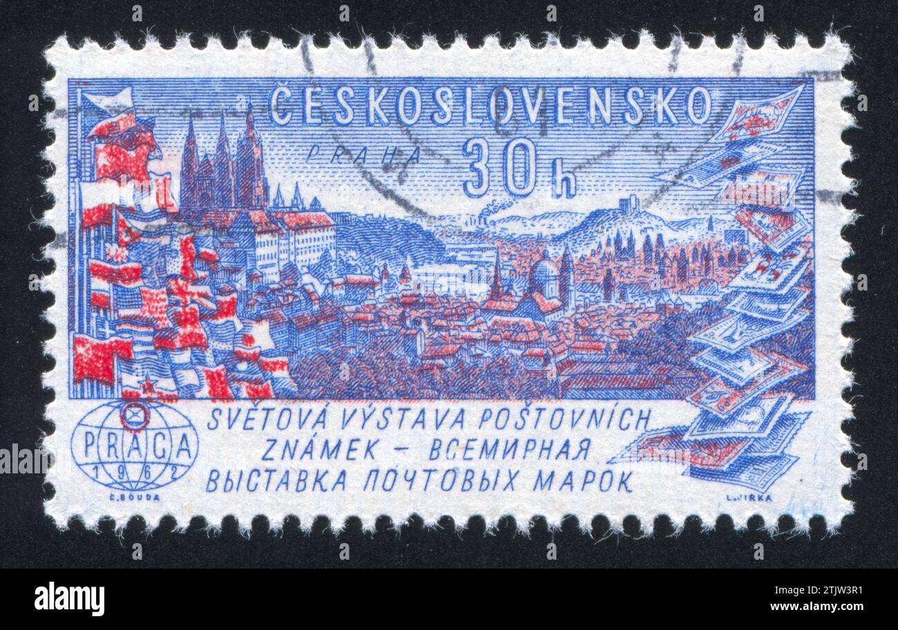 CZECHOSLOVAKIA - CIRCA 1961: stamp printed by Czechoslovakia, shows ...
