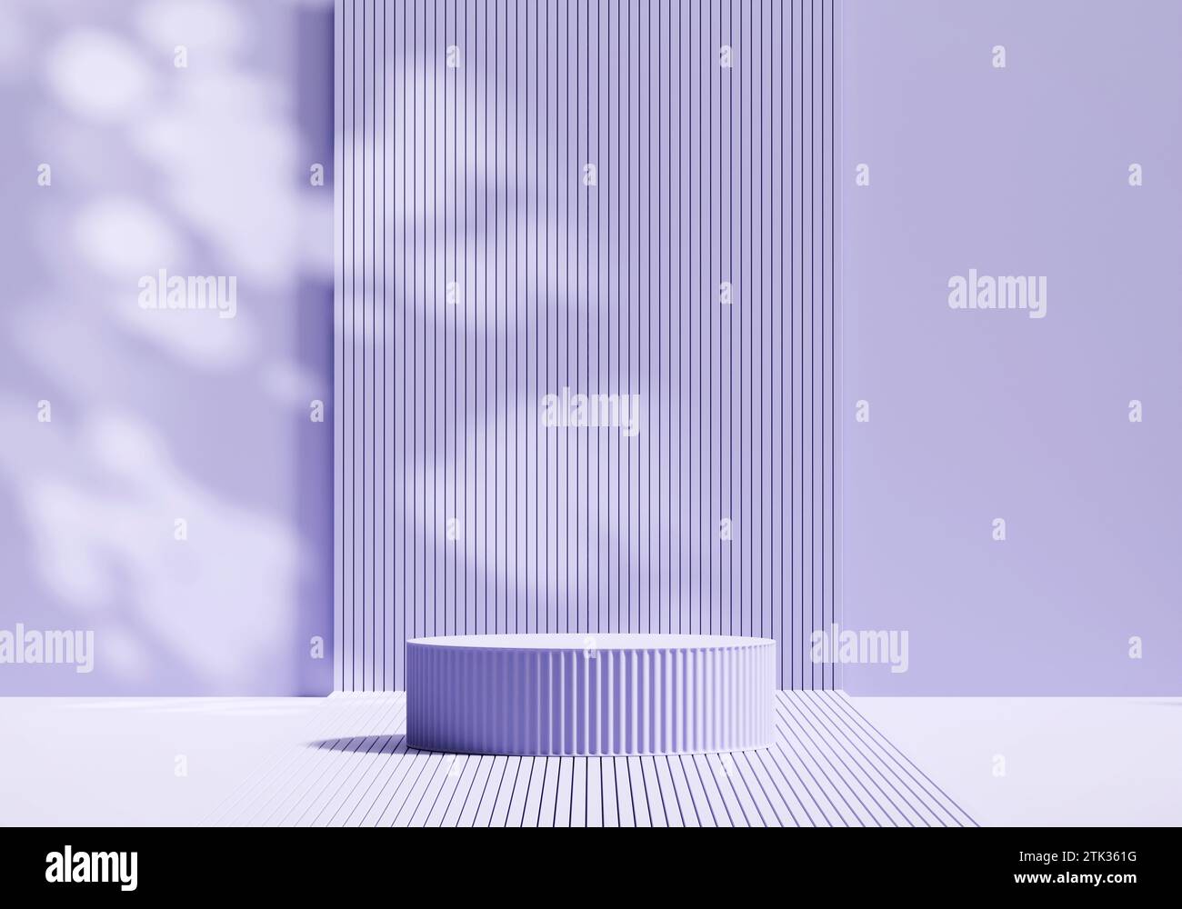Purple minimal podium for product display with sunlight effect 3d ...