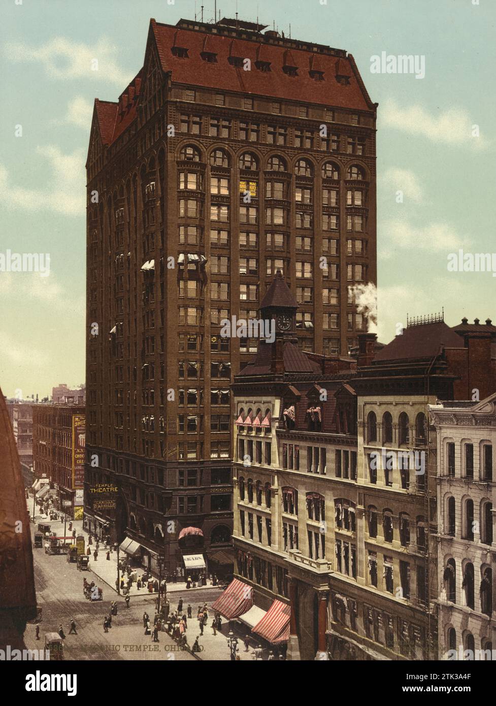 Masonic Temple, Chicago, Illinois. 1901 Stock Photo - Alamy
