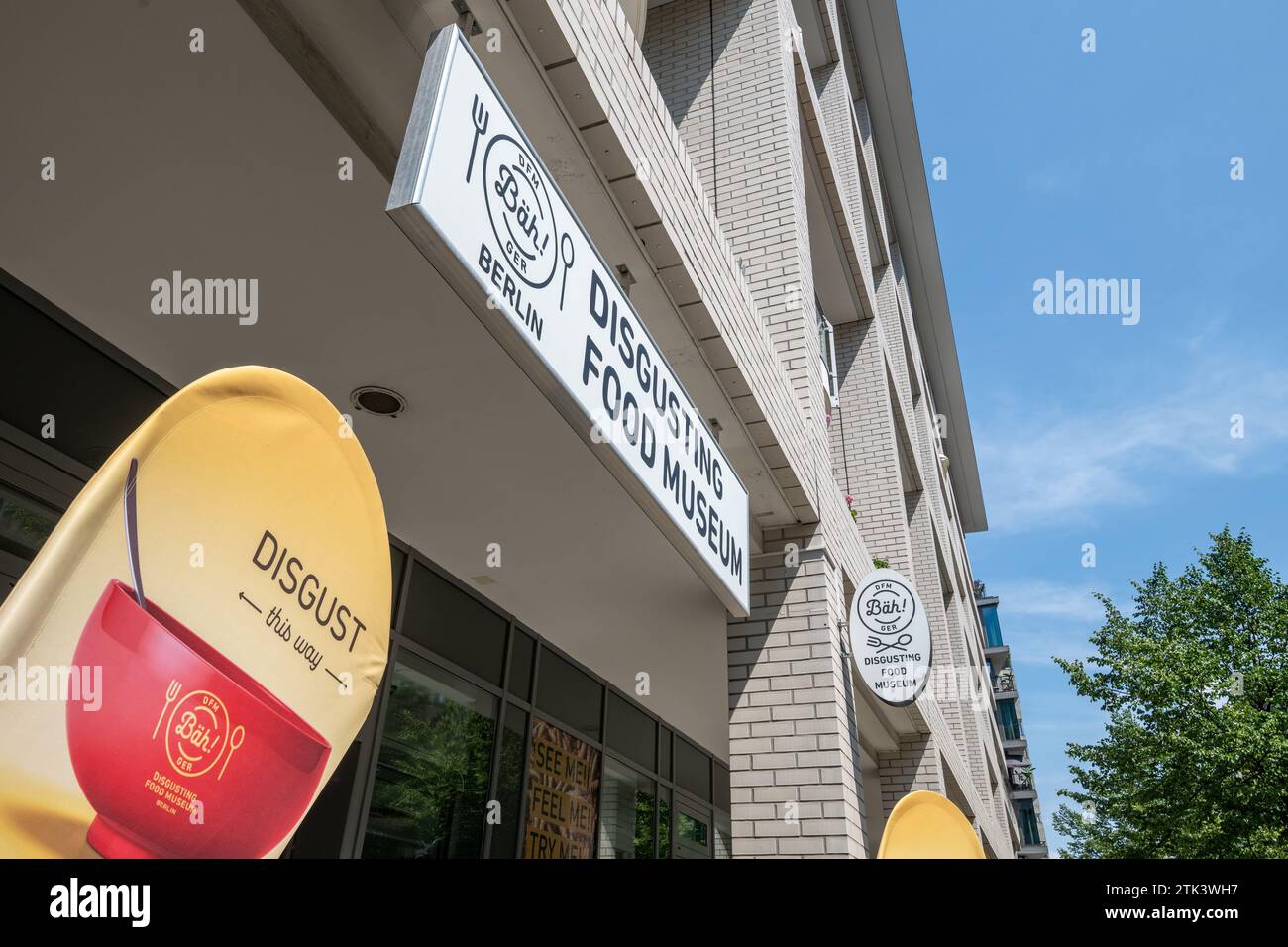 Disgusting Food Museum entrance in Berlin Germany Stock Photo - Alamy