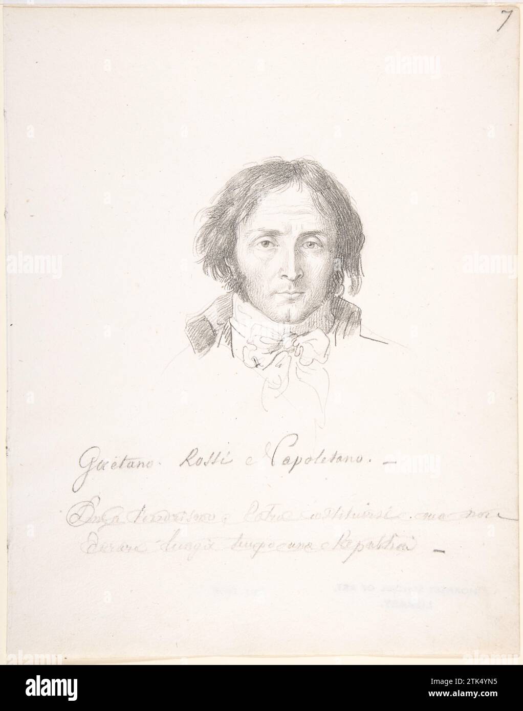 Gaetano Rossi Napoletano 2002 by Jean-Baptiste Joseph Wicar Stock Photo ...