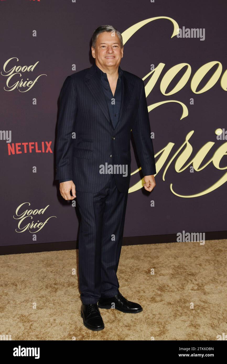 LOS ANGELES, CALIFORNIA - DECEMBER 19: Ted Sarandos, Co-CEO of Netflix ...