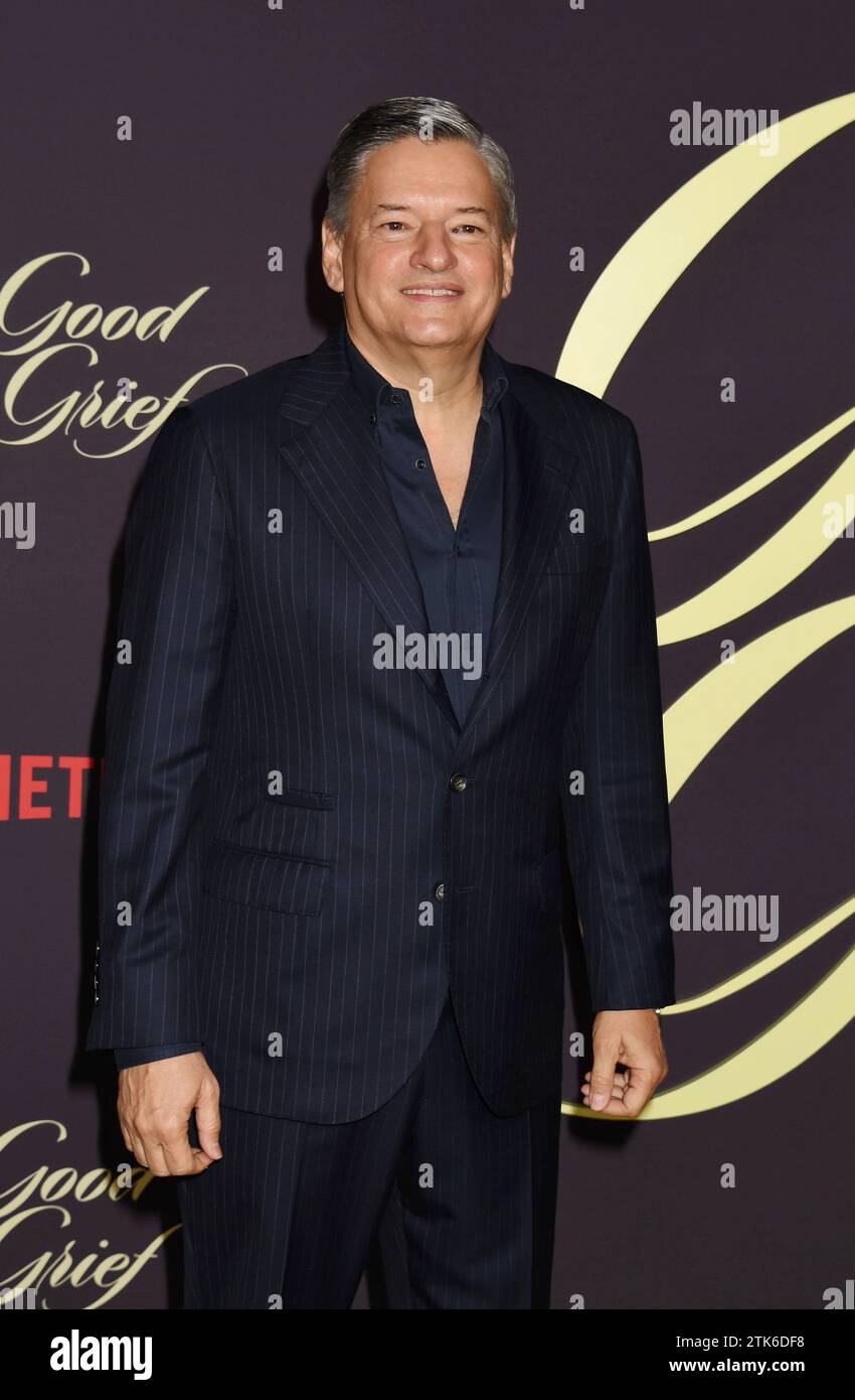 LOS ANGELES, CALIFORNIA - DECEMBER 19: Ted Sarandos, Co-CEO of Netflix ...