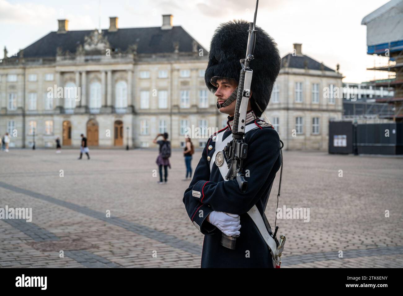 A Royal Life Guard to the Danish monarchy in Copenhagen Denmark Stock ...