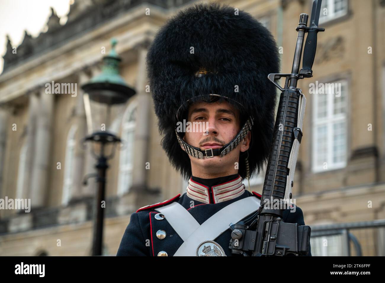 A Royal Life Guard to the Danish monarchy in Copenhagen Denmark Stock ...