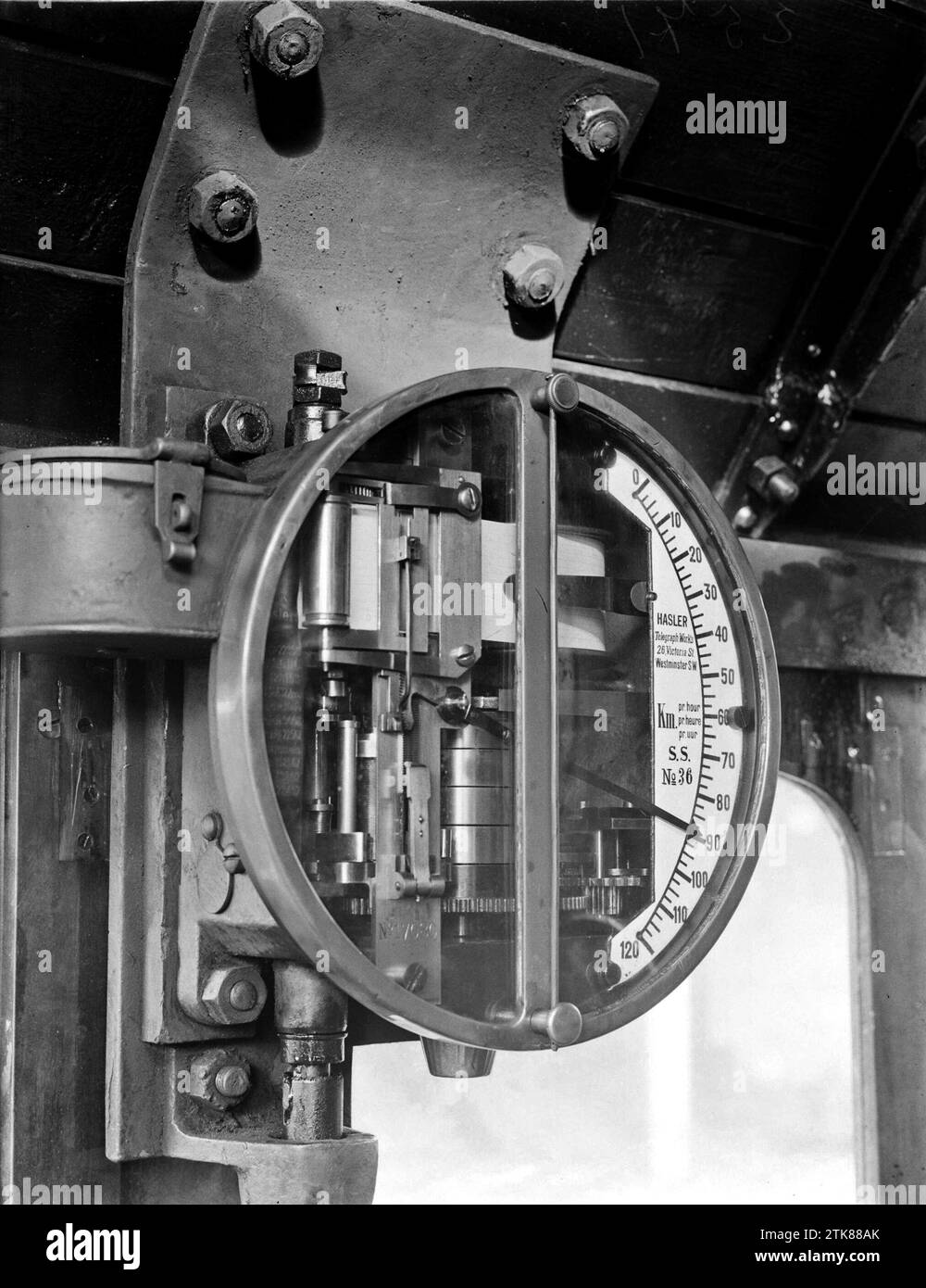 Locomotive speedometer hi-res stock photography and images - Alamy