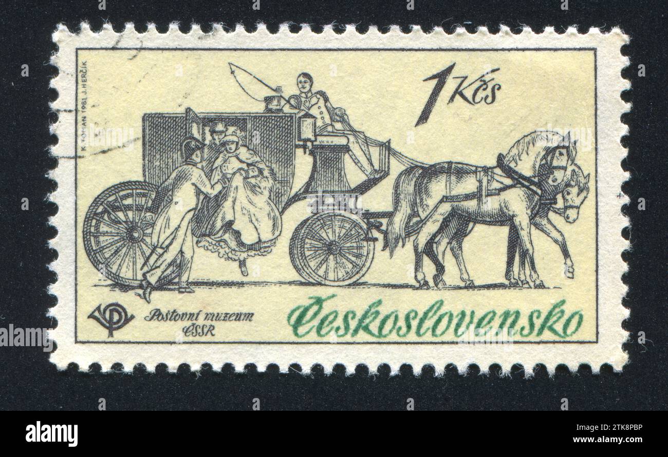 CZECHOSLOVAKIA - CIRCA 1981: stamp printed by Czechoslovakia, shows ...