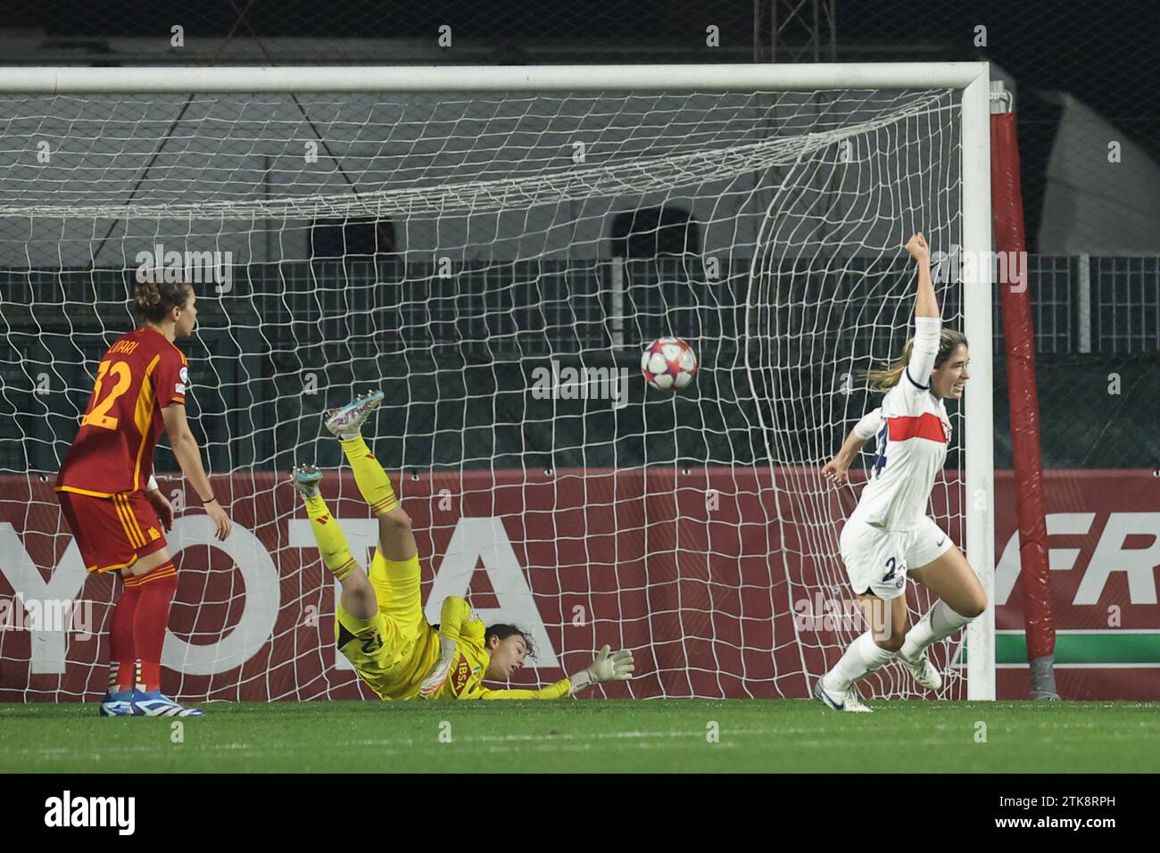 Korbin Albert of Paris Saint-Germain celebrates after scoring a goal ...