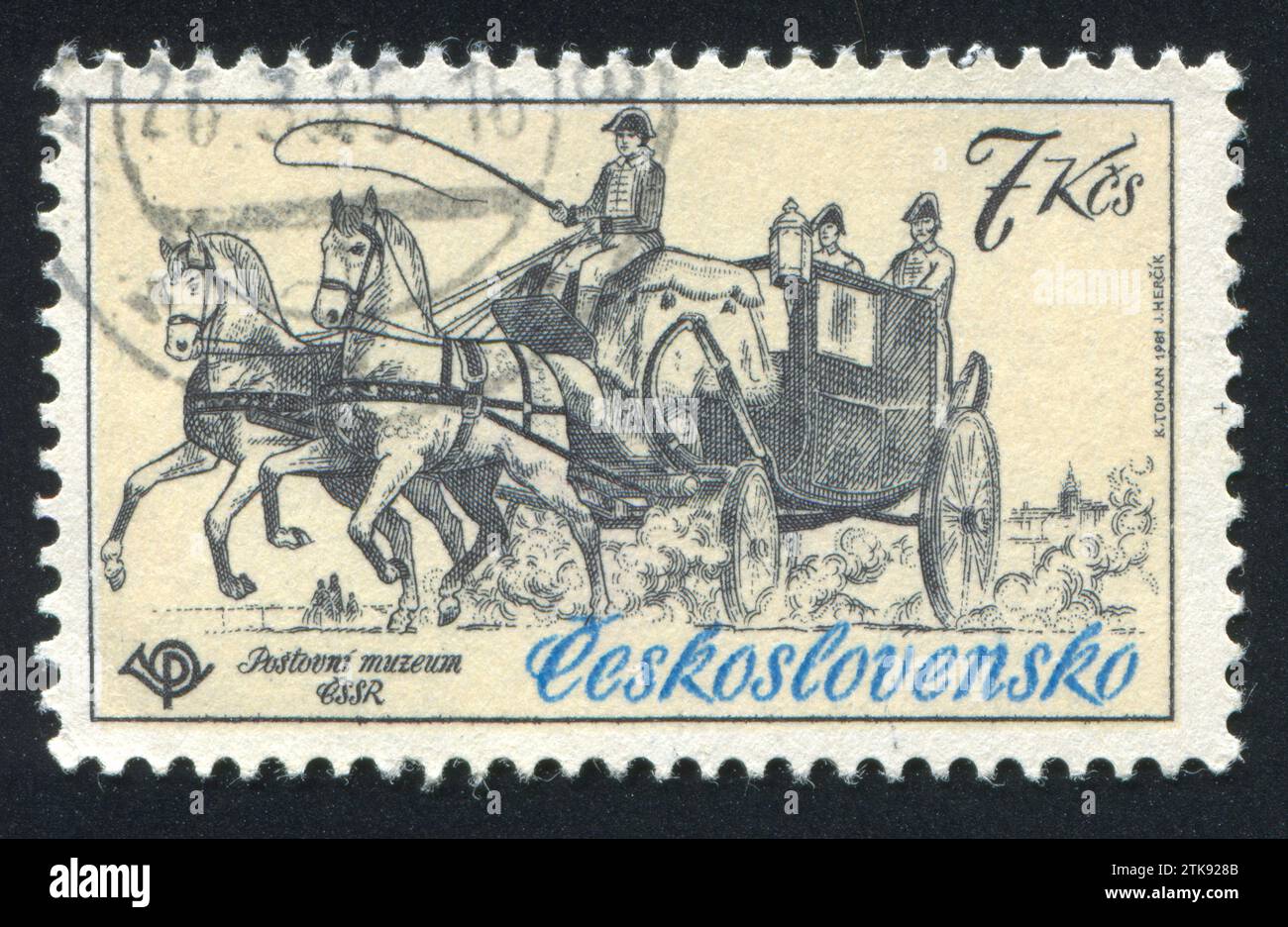 CZECHOSLOVAKIA - CIRCA 1981: stamp printed by Czechoslovakia, shows ...