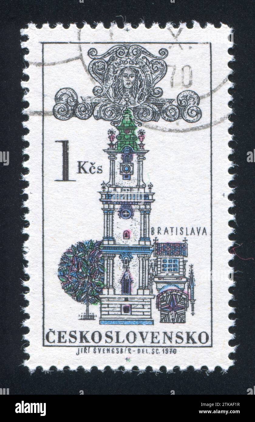 CZECHOSLOVAKIA - CIRCA 1970: stamp printed by Czechoslovakia, shows ...
