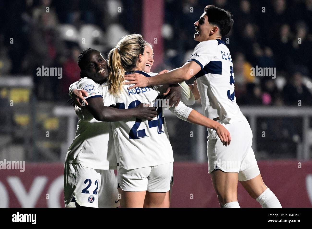 Rome, Italy. 20th Dec, 2023. Korbin Albert of Paris Saint Germain ...