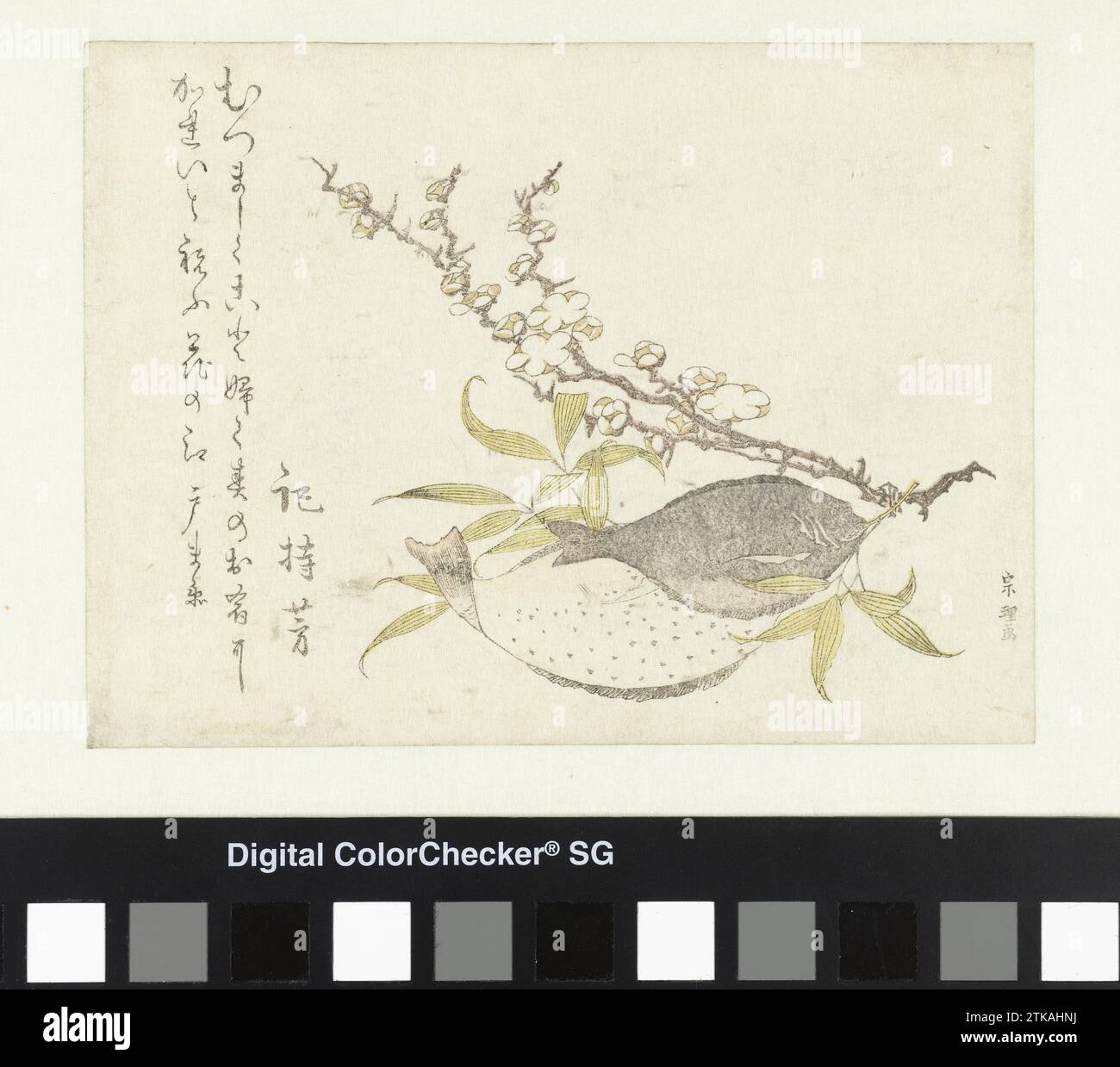 Katsushika hokusai fish hi-res stock photography and images - Alamy