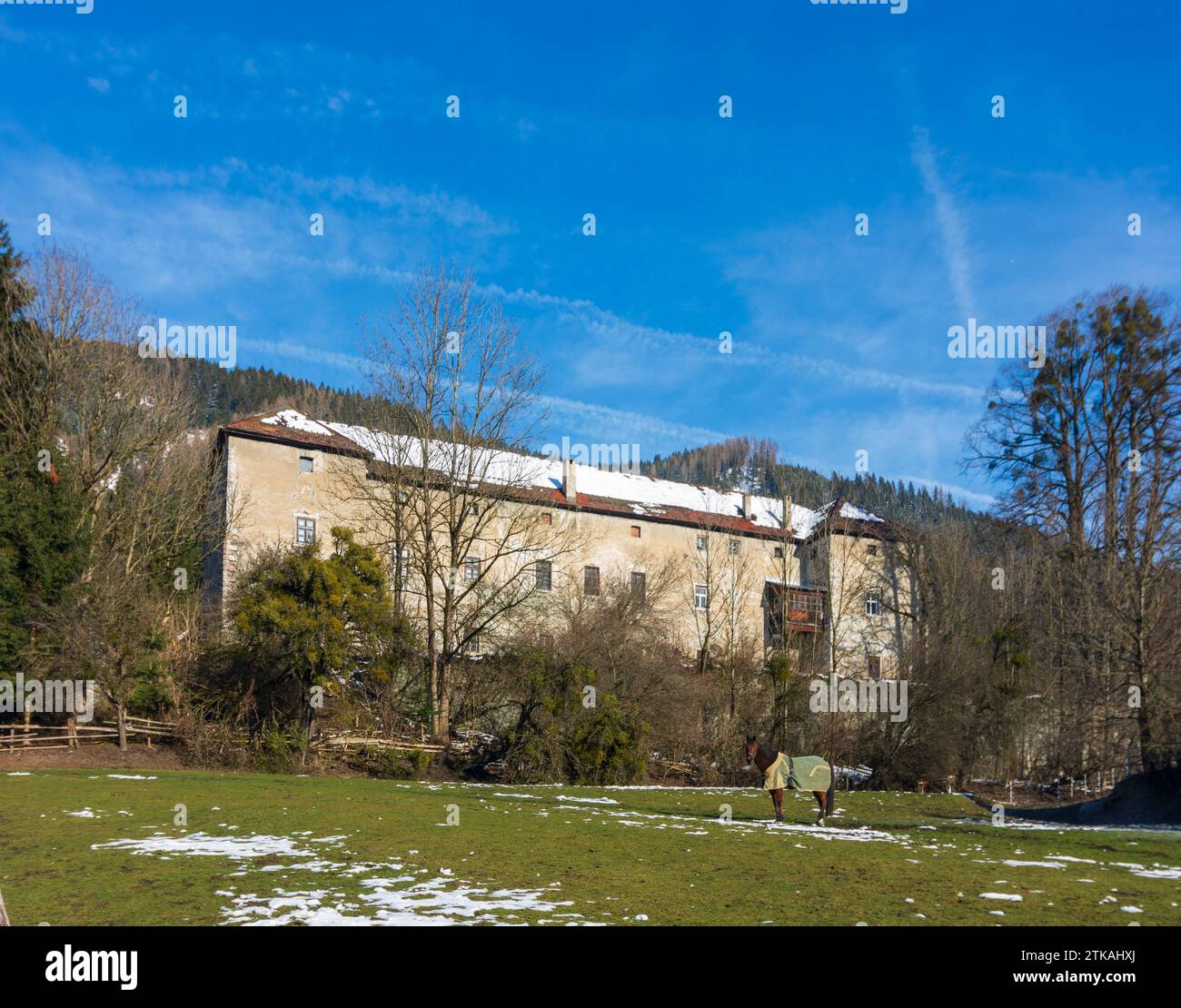 Rottenmann: Schloss Grünbühel (Schloss Grünbichl) Castle in Gesäuse ...