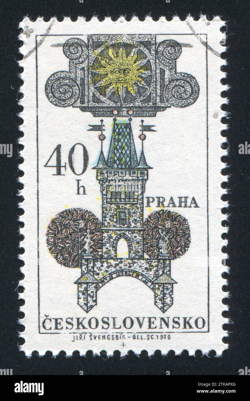 CZECHOSLOVAKIA - CIRCA 1970: stamp printed by Czechoslovakia, shows ...