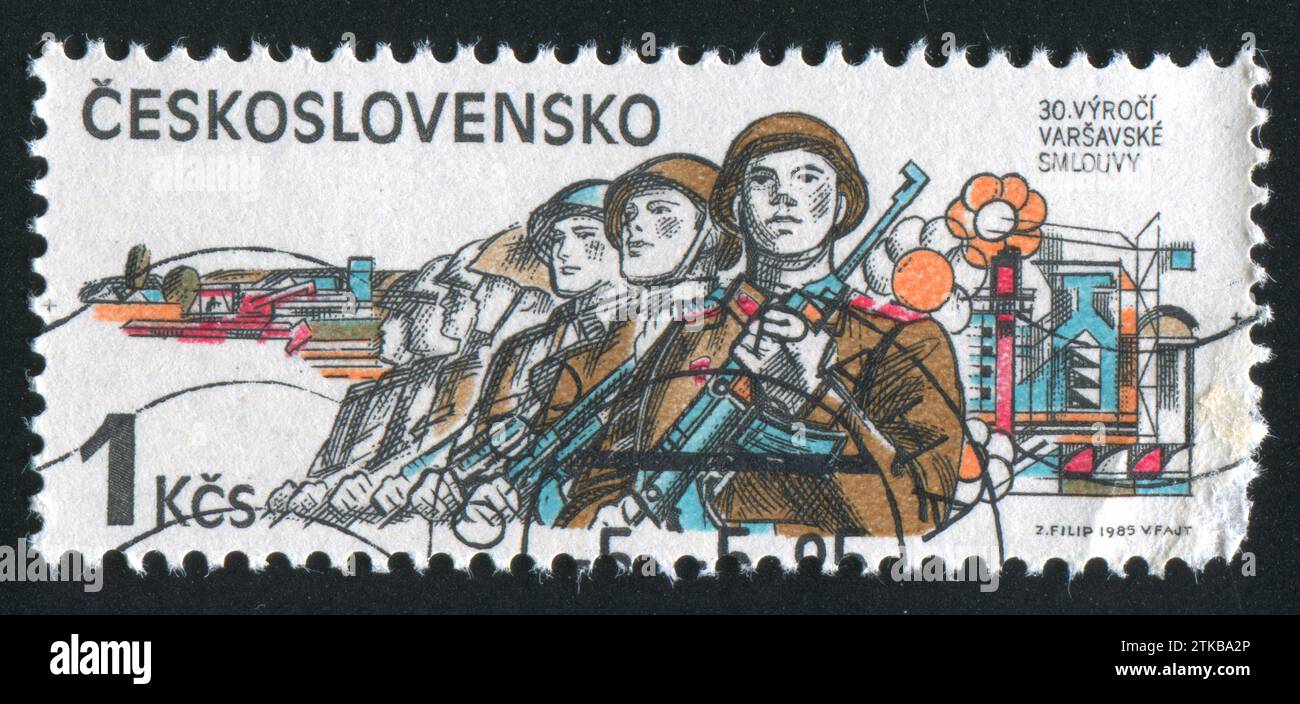 CZECHOSLOVAKIA - CIRCA 1985: stamp printed by Czechoslovakia, shows ...