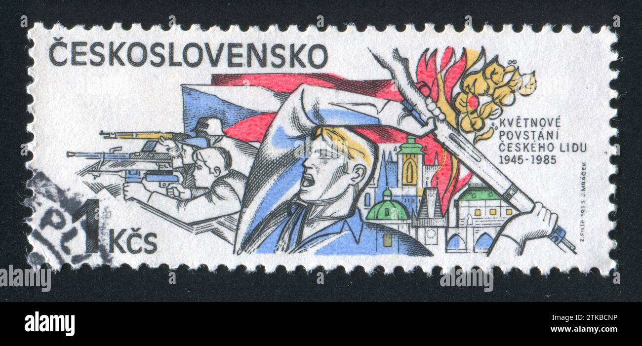 CZECHOSLOVAKIA - CIRCA 1985: stamp printed by Czechoslovakia, shows ...