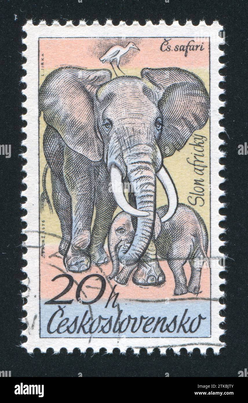 CZECHOSLOVAKIA - CIRCA 1976: stamp printed by Czechoslovakia, shows ...