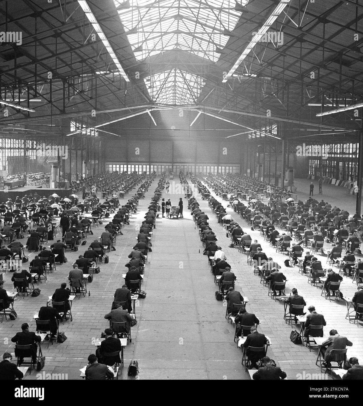 Exam hall Black and White Stock Photos & Images - Alamy