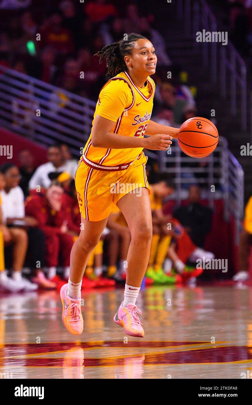 LOS ANGELES, CA - DECEMBER 10: USC Trojans guard McKenzie Forbes (25 ...