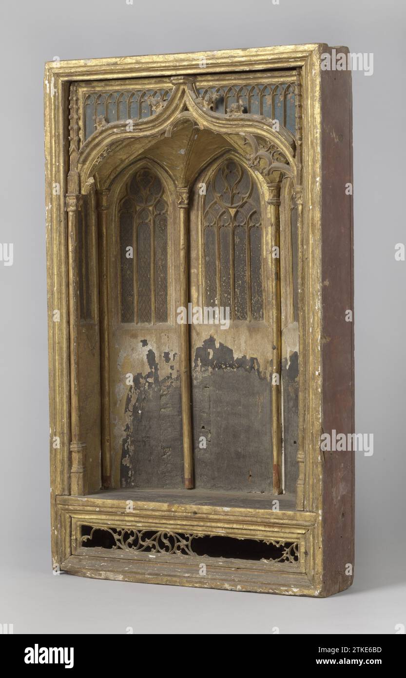 Altar Caisse, Anonymous, c. 1440 Bake consisting of chapel -like niche ...
