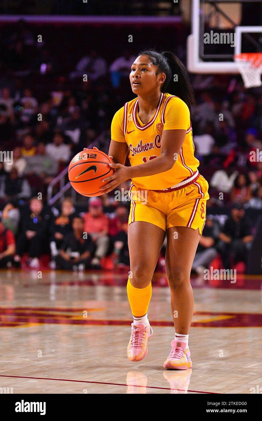 LOS ANGELES, CA - DECEMBER 10: USC Trojans guard Malia Samuels (10 ...