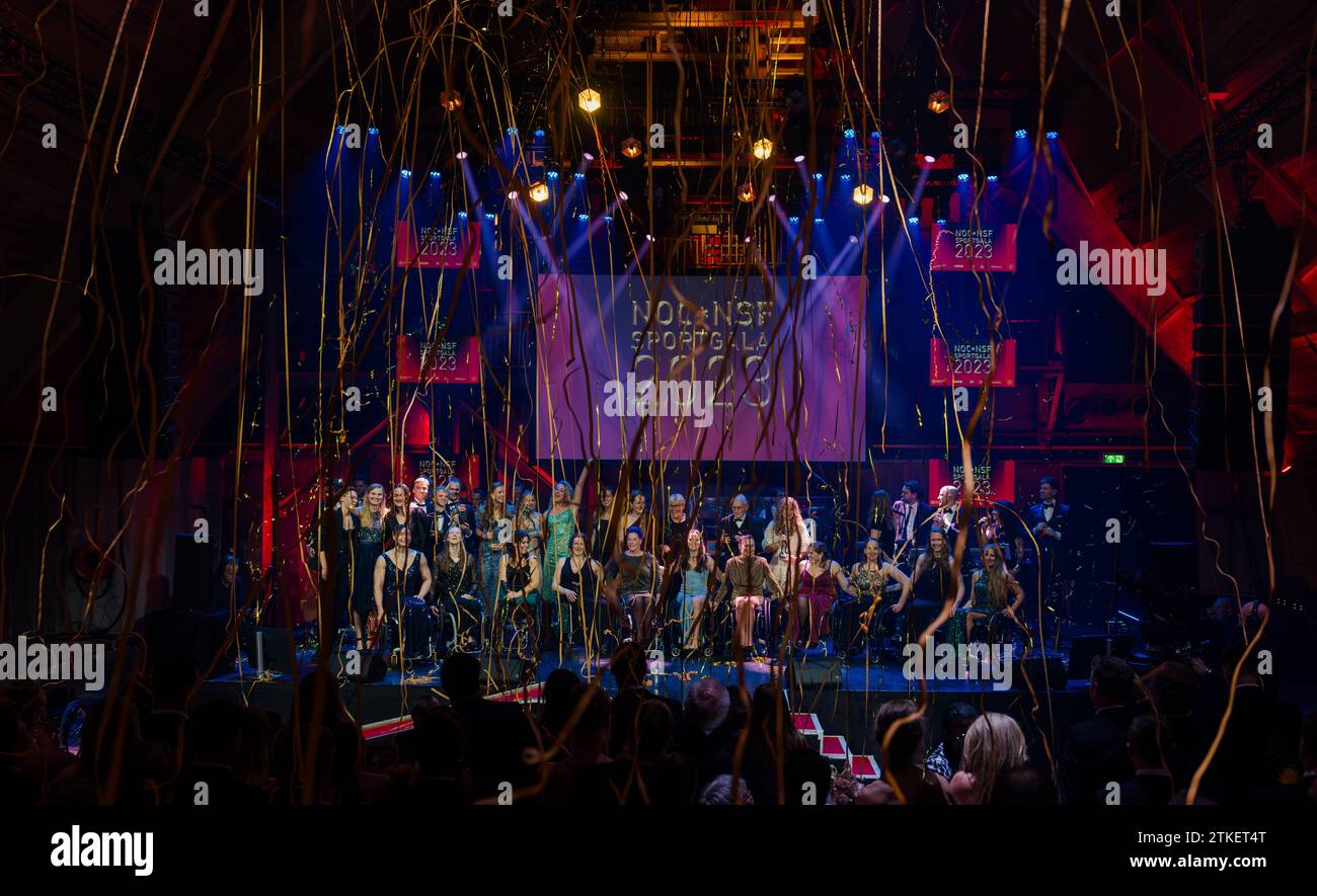 UTRECHT - Group photo with all winners during the NOC*NSF Sports Gala ...