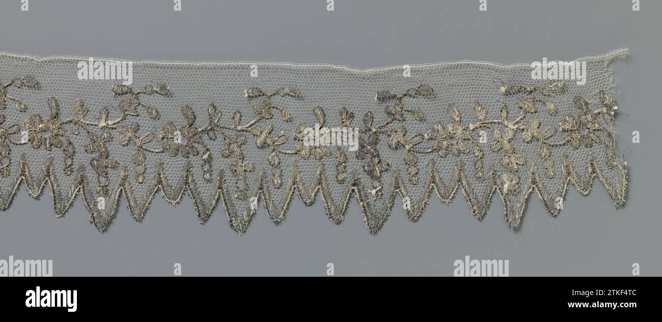 Strip bobbin and silver side with flower vessel and hanging berries ...