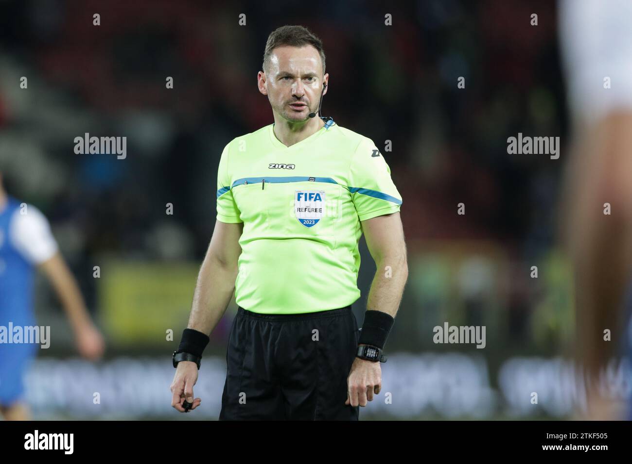 Referee Pawel Raczkowski of Poland seen during the Polish PKO ...