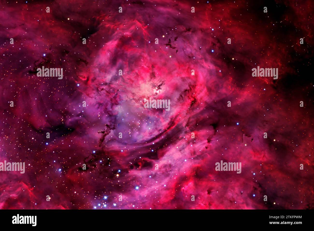 Red cosmic nebula. Elements of this image furnished by NASA Stock Photo ...