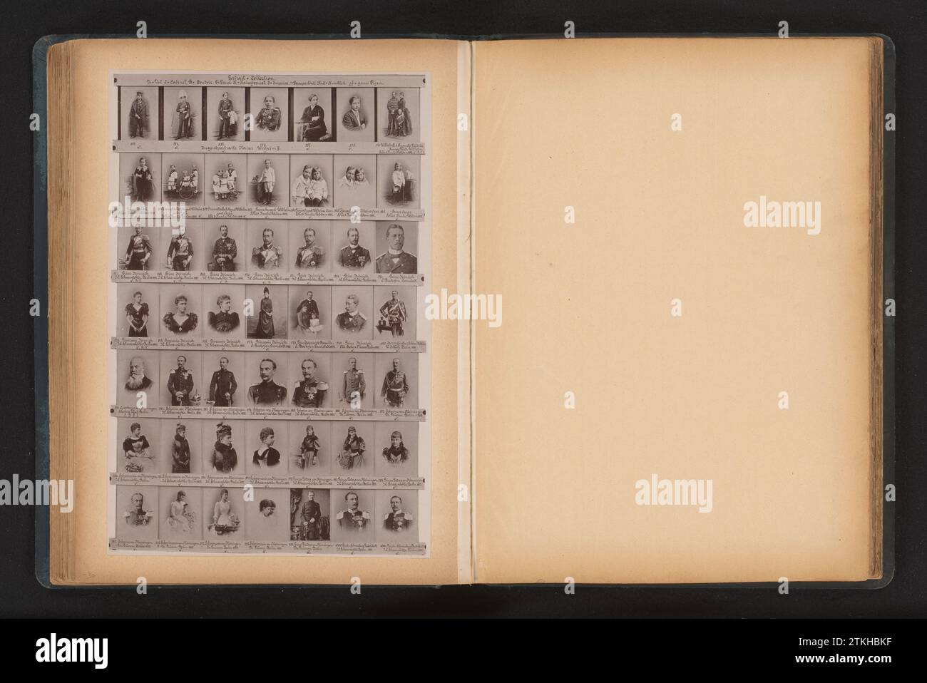 Portraits of members of the German imperial family, Erche & Co., c ...