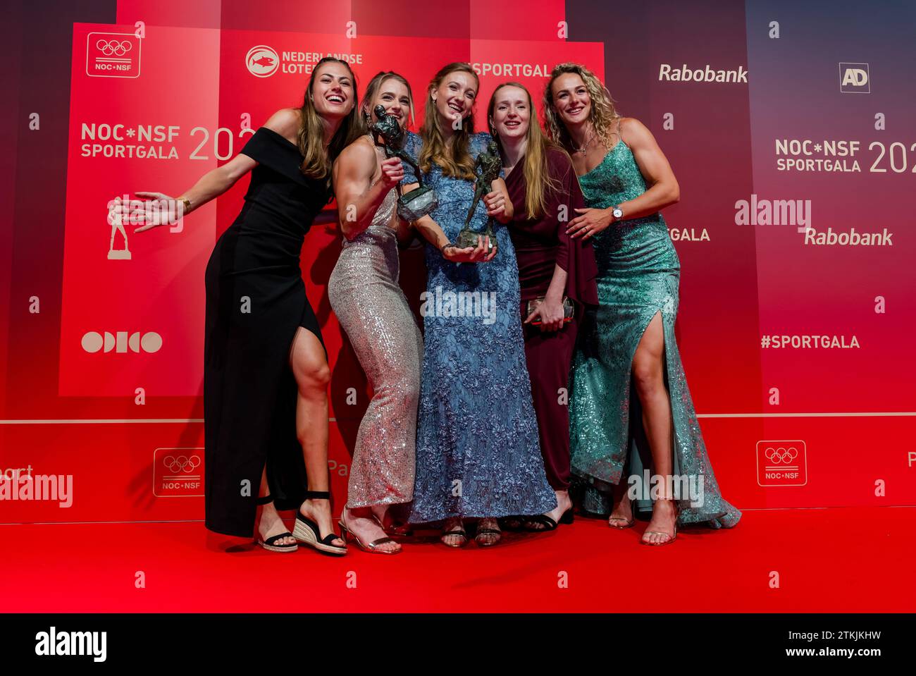 UTRECHT - Femke Bol and the relay ladies during the NOC*NSF Sports Gala ...