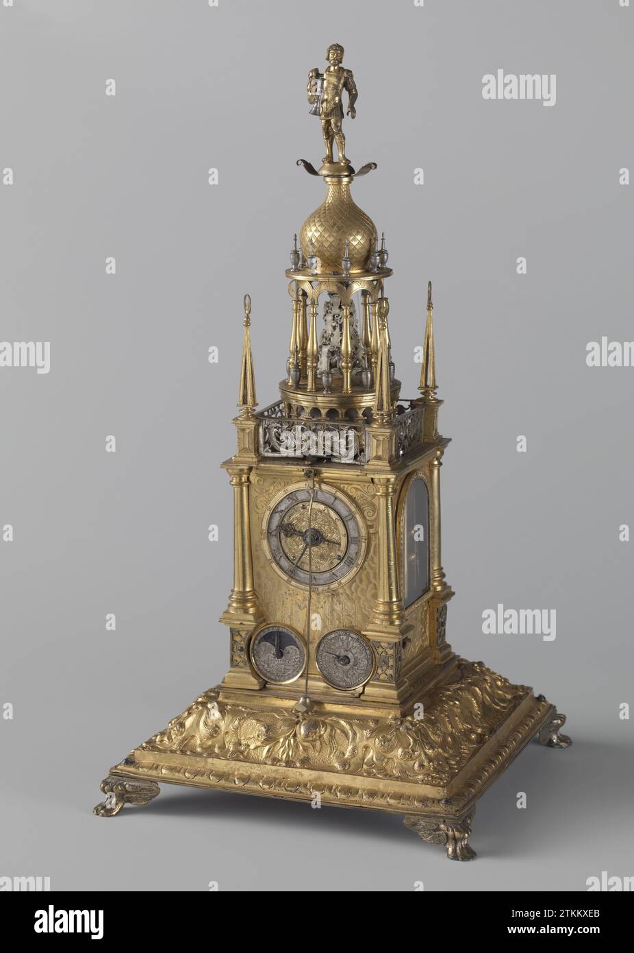 Table clock in the shape of a tower, Richard Ledertz, c. 1640 Table ...
